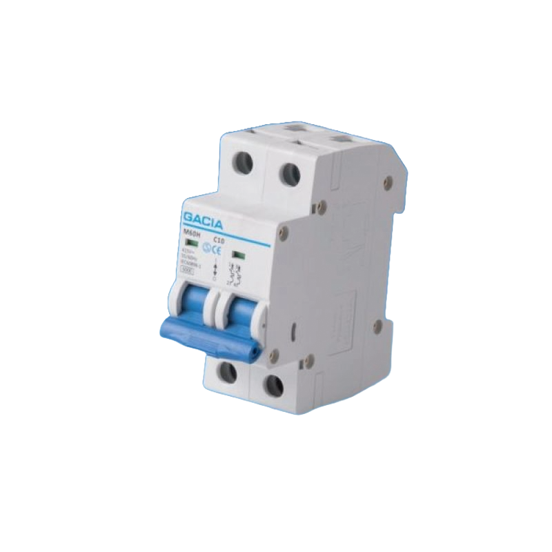 Gacia 10 Amp Double Pole MCB - L210GA | www.foxygen.co.uk